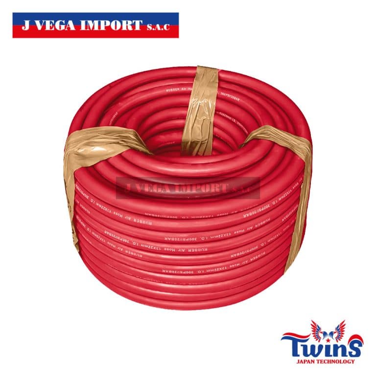 Manguera de aire de 1/2 roja de 300 PSI (Rollo x 100mt) JUMSON (AHC-55) – J VEGA IMPORT SAC